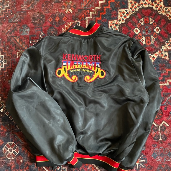 Jackets & Coats | Vintage Alabama Satin Bomber Jacket | Poshmark